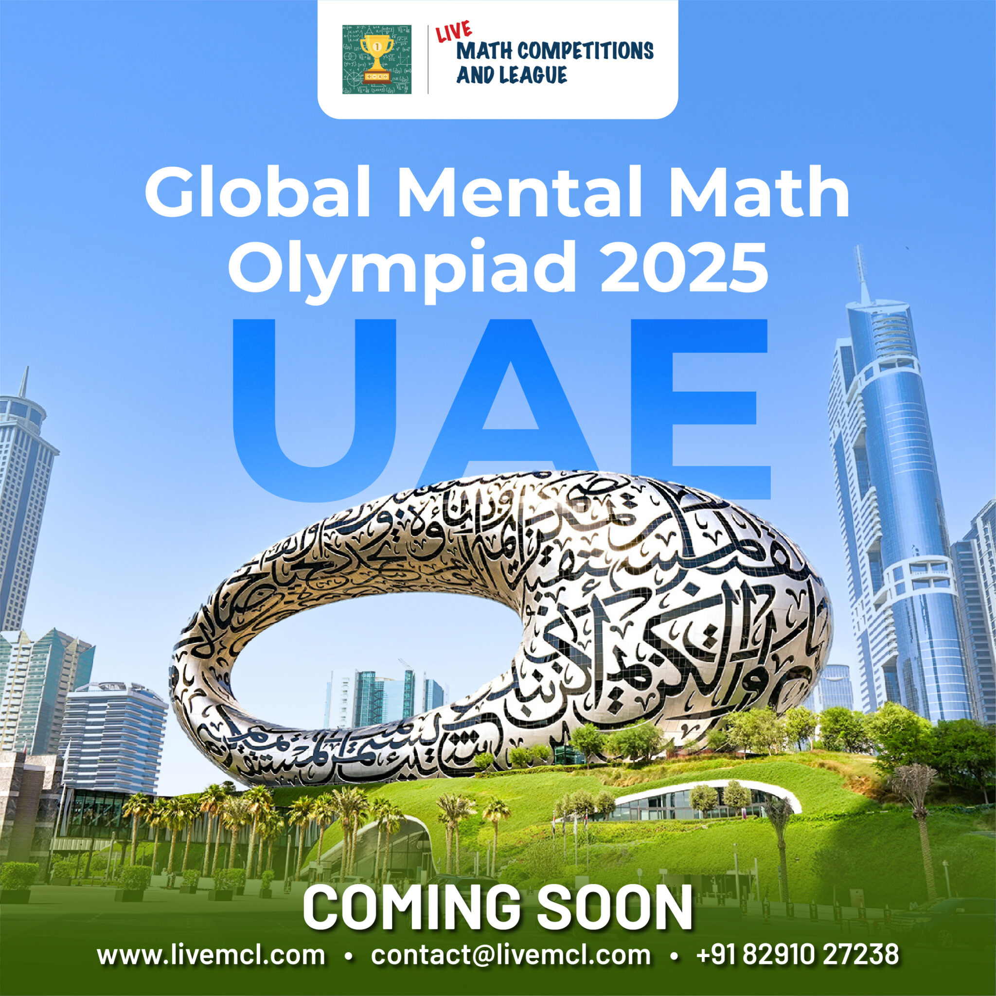 Upcoming Events - Live Math Competitions and League